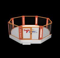China Custom Panel Walls Hexagonal Octagonal MMA Training Cage For Boxing for sale
