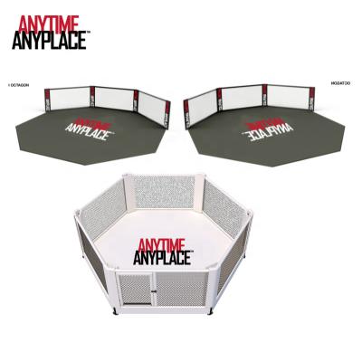 China Custom Panel Walls Hexagonal Octagonal MMA Training Cage For Boxing for sale