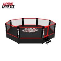 China 6x6m Professional MMA Training Cage Customized Logo UFC Octagon Ring for sale