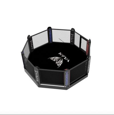 China Custom Size MMA Floor Cage Octagonal Hexagonal Wrestle Cage for sale