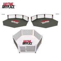 China 25Ft 10*10M Octagon MMA Ring Heavy Gauge Structural Steel MMA Fighting Cage for sale
