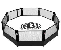 China ISO9001 8x8m Octagon MMA Cage 100cm Stage With T-Catwalk for sale