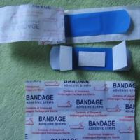 China Blue Medical Detectable Adhesive Band Aids Protect Wounds for sale