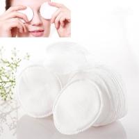China Pure White Soft Organic Cotton Face Pads High Absorption For Cosmetic Use for sale
