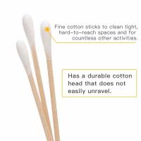 China OEM 100pcs 6 Inch Medical Cotton Tipped Applicators for sale
