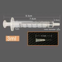 China ISO13485 23g 3ml Disposable Plastic Syringes And Needles for sale