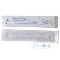 China Plastic Woman Disposable Sterile Cervical Spatula 18cm for sale