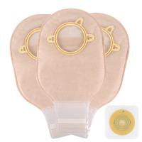 China Ileostomy Disposable Ostomy Bags Two Piece Hook Loop Closure for sale