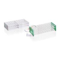 China 13mm 16mm 18mm 50 100 Hole Polypropylene Test Tube Rack for sale
