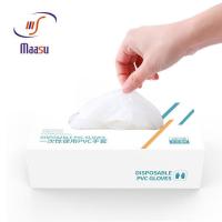 China Household Powder Free Clear Vinyl Gloves For Food Service Cleaning for sale