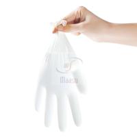 China Household Powder Free Clear Vinyl Gloves For Food Service Cleaning for sale