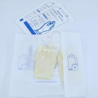 China Milky White Sterile Latex Surgical Gloves Powder Free 6.5 Inch for sale