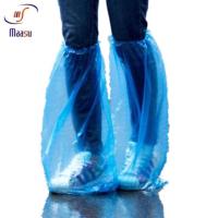 China 15x40cm Disposable Rain Shoe Covers 35gsm Medical Protective Wear for sale