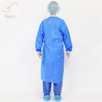China 120x140cm Medical Surgical Gown PP PE Half Coated for sale