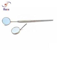 China Examination Magnifying Dental Mouth Mirror Heads With Handle for sale