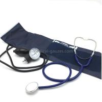 China Arm Medical Diagnostic Equipments , Aneroid Sphygmomanometer Palm Type With Stethoscope for sale