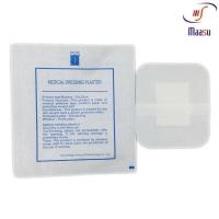 China Non Woven Sterile Adhesive Wound Dressing Pad 10x10cm for sale