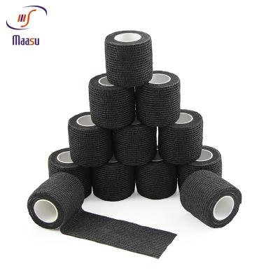 China 55% Viscose Selvage Solid Gauze Blue Bandage For Sports Medicine for sale