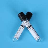 China Black Top Sodium Citrate Vacuum Blood Sedimentation Tube 1ml-6ml for ESR Test for sale