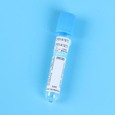 China Vacuum Coagulation Plasma Blood Tube 2ml-5ml Sodium Citrate 3.2% 3.8% for sale