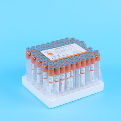 China Orange Red Cap Vacuum Pro Coagulation Tube 1ml to 10ml Disposable Serum Collection for sale