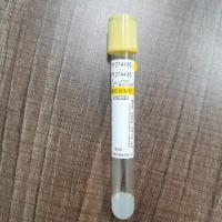 China Yellow Cap Heat Resistant Vacuum Blood Sample Tube with Separation Gel 5ml SST for sale