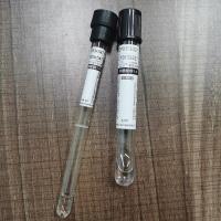 China Black Top Disposable Vacuum Blood Collection Tube for ESR Test 1ml-6ml Sodium Citrate for sale