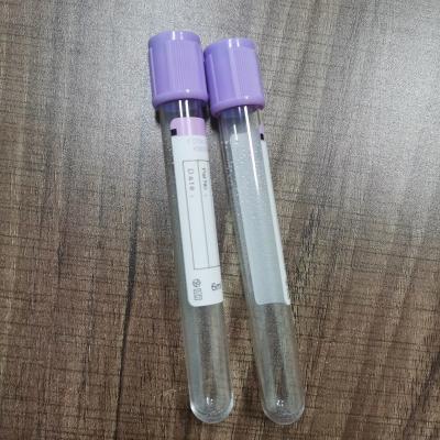 China EDTA K2 Lavender Top Blood Draw Tubes 1ml-10ml CE Approved for Hematology for sale