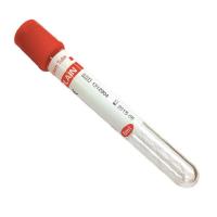 China Disposable Plain Blood Collection Tube 1-10ml PET Glass Red Cap CE ISO for sale