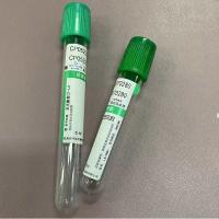 China Disposable Green Heparin Tube 3-10ml Plasma Specimens for Clinical Biochemistry for sale