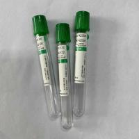 China CIPING 5ml Lithium Heparin Vacuum Blood Collection Tube Green Cap for Clinical Biochemistry Tests for sale