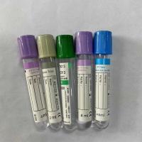 China Vacuum Blood Collection Tube Glass Plastic 12x75mm 13x100mm for Hematology Test for sale