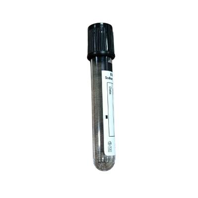 China Black Top ESR Blood Collection Tube 3.8% Sodium Citrate 13x75mm 2ml for Hospital Lab Test for sale
