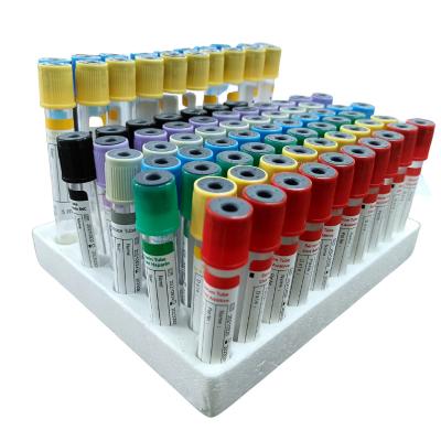 China ESR Vacuum Blood Collection Tube 3.8% Sodium Citrate Glass PET 1-10ml 13x75mm for sale