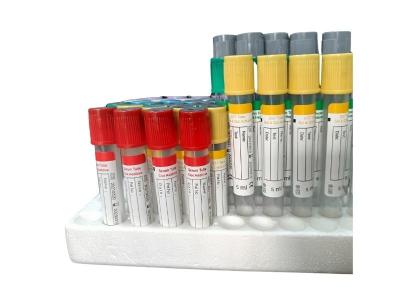 China EDTA K2 K3 Vacuum Blood Collection Tubes Disposable Glass 13x75mm 2ml 3ml 4ml 5ml for sale