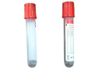 China Vacuum Blood Collection Tube Red Plain No Additive 13x75mm 1-10ml for Serology Tests for sale