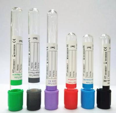China Vacuum Blood Collection Tube 1-10ml Plasma Specimen Draw Disposable Medical Supplies for sale