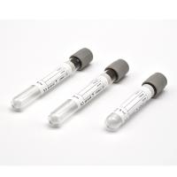 China Disposable Medical Glucose Blood Collection Tube PET Glass 2ml 13x75mm Sodium Fluoride Vacuum for sale
