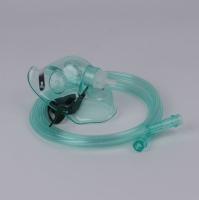 China Medical PVC Disposable Oxygen Mask with 2m Tubing and 15mm/22mm Connector - CE ISO Certified for sale