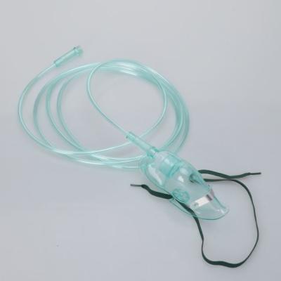 China CE ISO Certified Disposable Medical PVC Oxygen Mask with Tubing - S,M,L,XL Sizes - 10,000 PC MOQ for sale