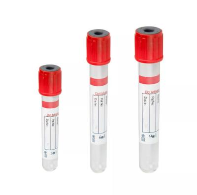 China Disposable Pro Coagulation Blood Collection Tube 1-10ml Glass PET with Coagulant for Hematology Test for sale