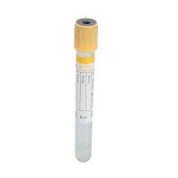 China Medical Gel and Clot Activator Vacuum Blood Collection Tube Yellow 3ml-10ml Glass PET for sale