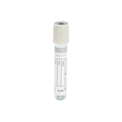 China Grey Top Glucose Vacuum Blood Collection Tube 2ml 13x75mm for Hospital Use for sale