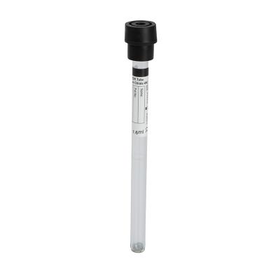 China Black Top ESR Blood Collection Vacuum Tubes 3.8% Sodium Citrate 1-10ml 13x75mm for sale