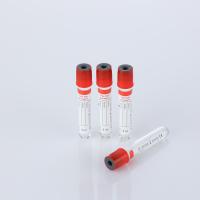 China Vacuum Blood Collection Plain Tube 1-10ml No Additive Red Cap Glass PET for Serum Testing for sale