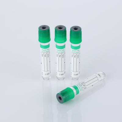 China Medical Lithium Heparin Vacuum Blood Collection Tube 1-10ml 13x75mm for sale