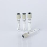 China Medical Glucose Blood Collection Tube 1-10ml 13x75mm 13x100mm 16x100mm Grey Top for sale