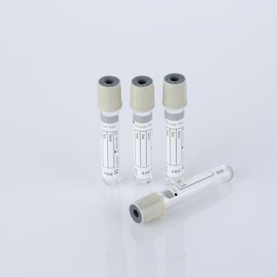 China Medical Glucose Blood Collection Tube 1-10ml 13x75mm 13x100mm 16x100mm Grey Top for sale