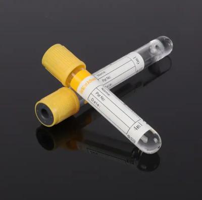 China Gel Clot Activator Yellow Top Blood Collection Tube 3ml-10ml Vacuum SST for Serum Separation for sale