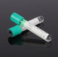 China Lithium Heparin Vacuum Blood Collection Tube 5ml 13x100mm Green Top for Plasma Specimen for sale